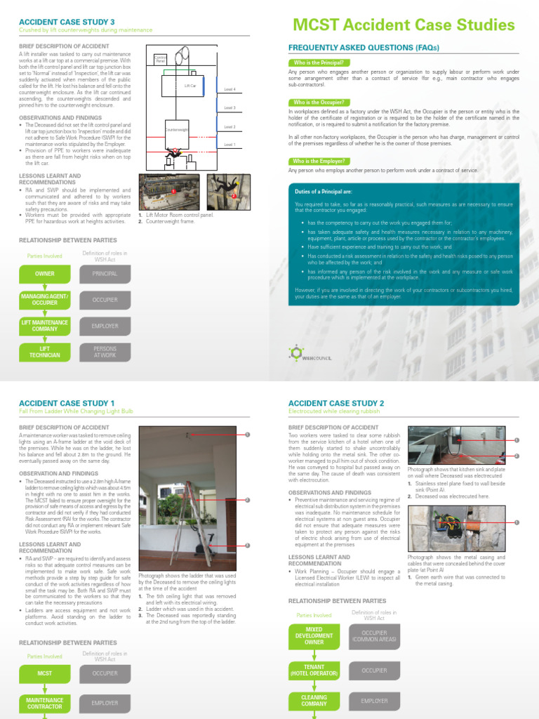 Accident Case Studies For MCSTs | PDF