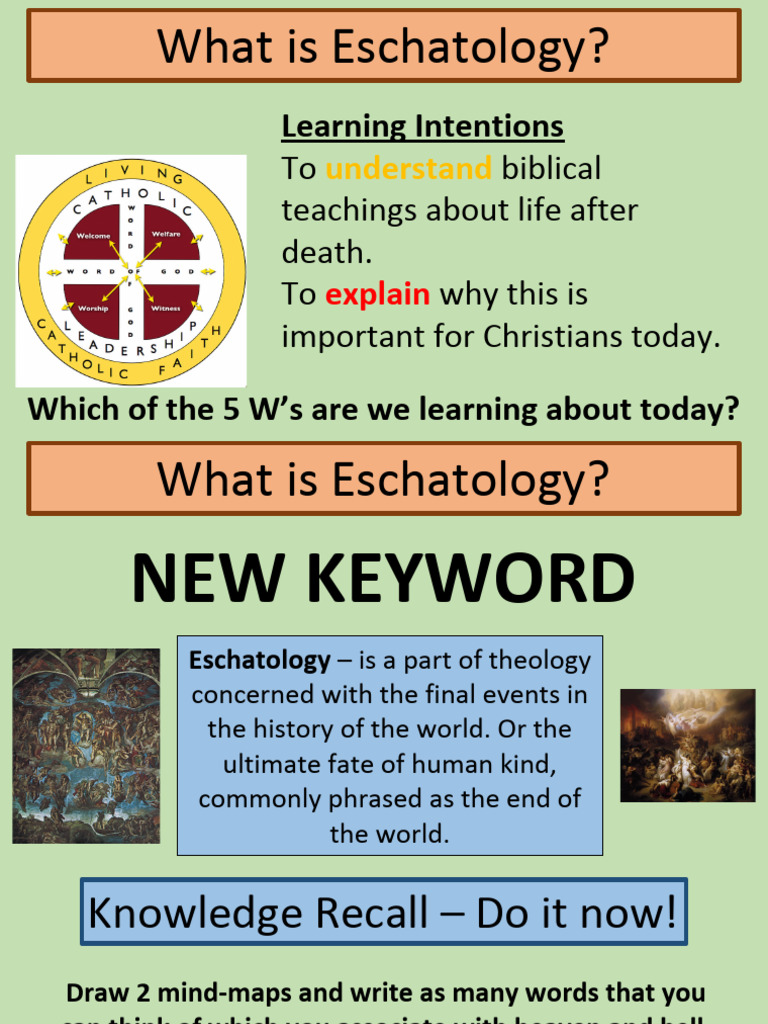Catholic Eschatology Pdf Hell Purgatory 0984