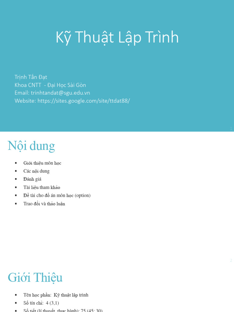 KTLT 0 GioiThieu | PDF