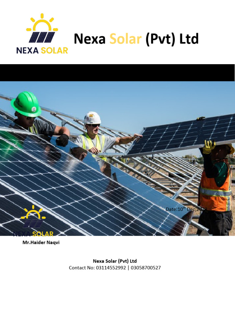 Quotation. newGG | PDF | Photovoltaic System | Solar Power