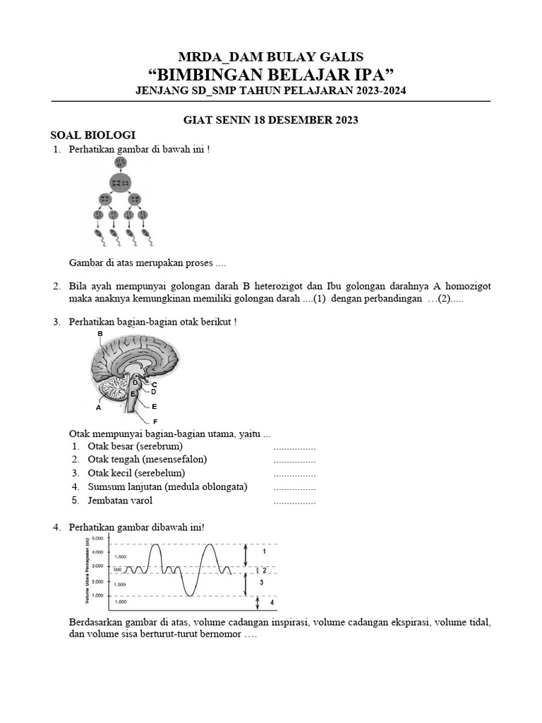 Soal Biologi Desember | PDF