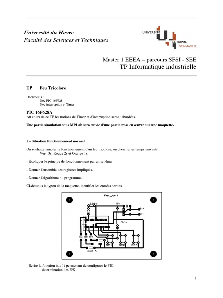 TP Feu Tricolore | PDF TP Feu Tricolore | PDF