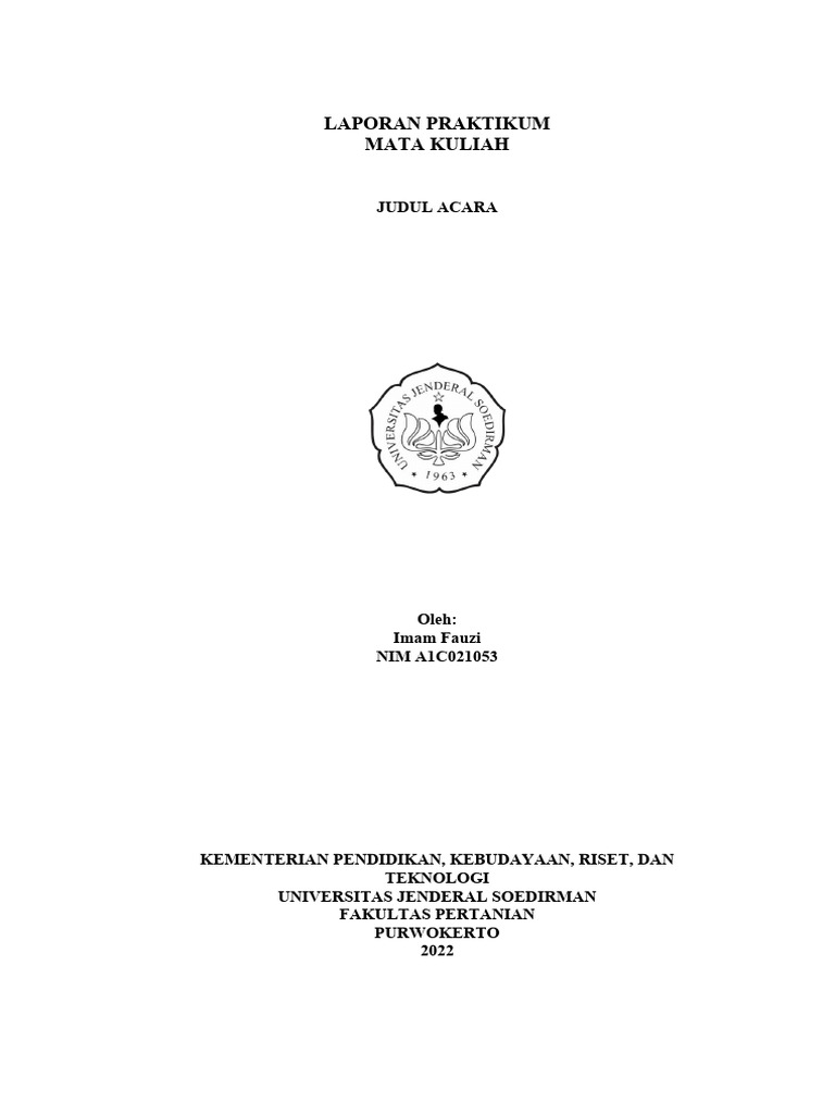 Template Laprak | PDF