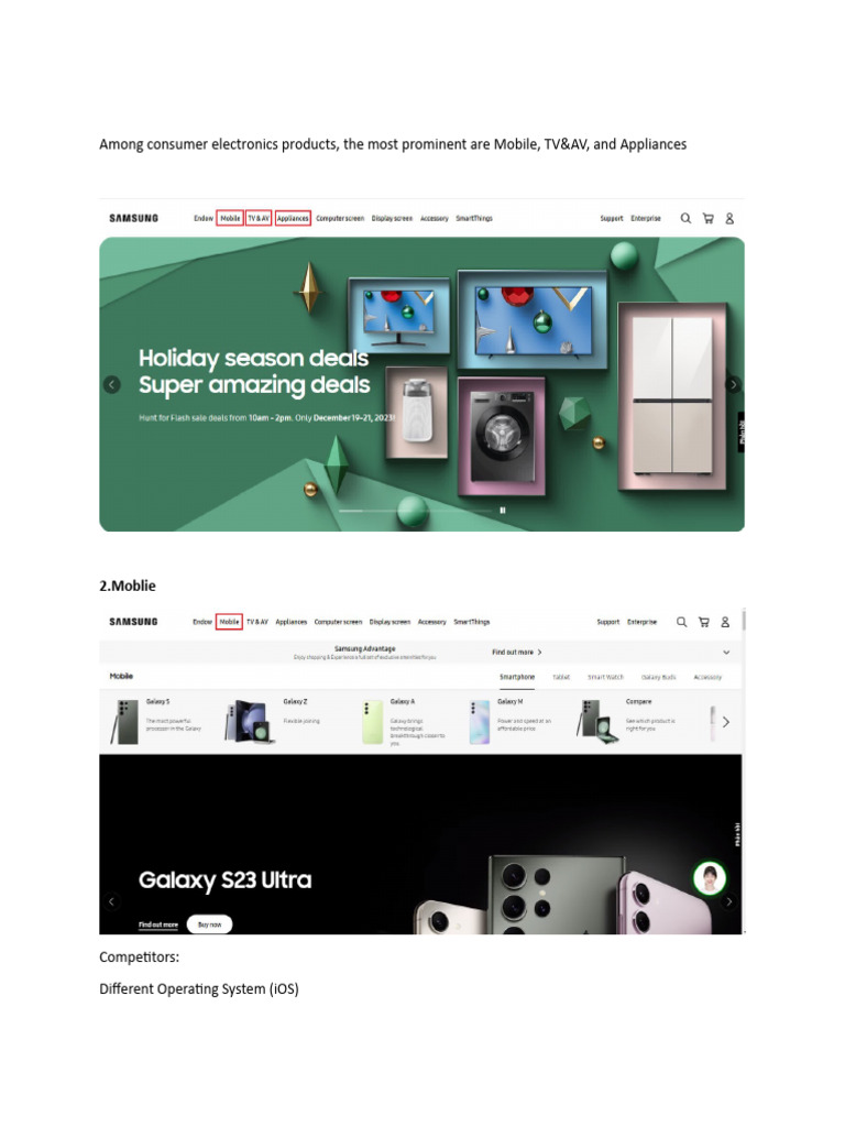 MAIN PRODUCT Samsung | PDF