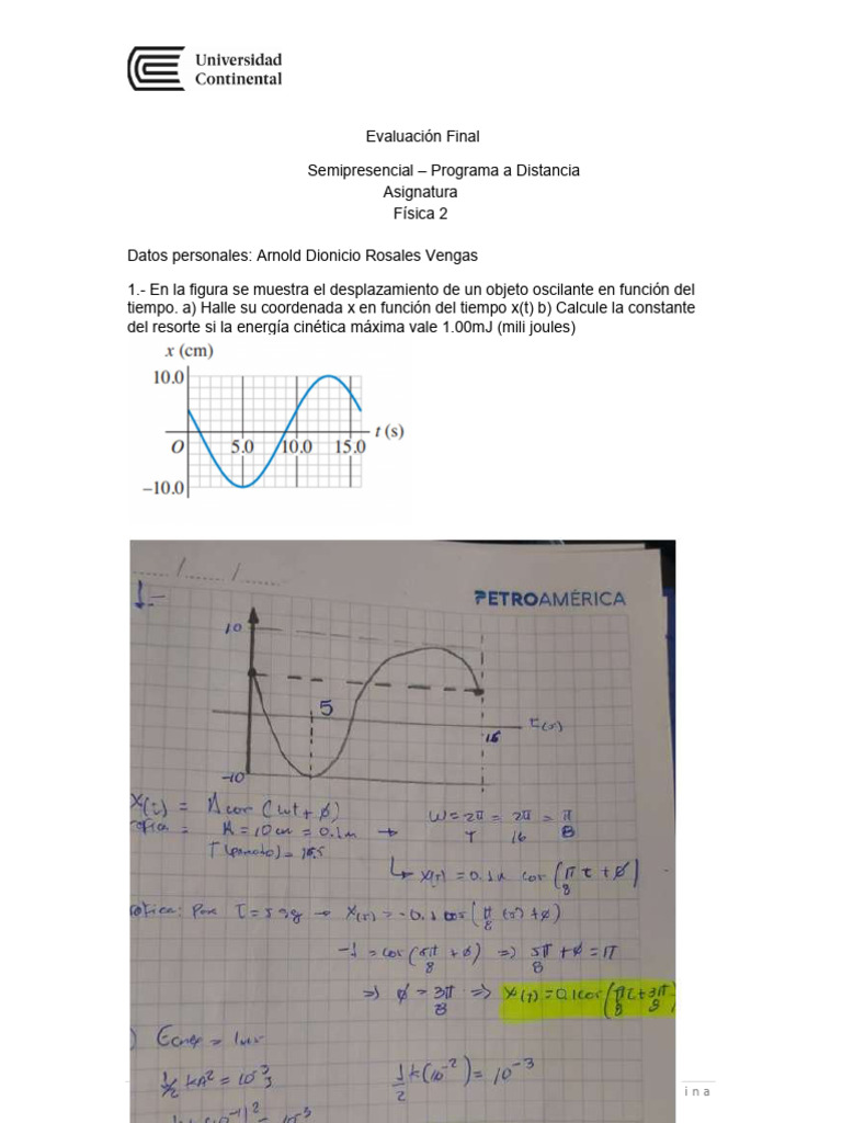 Examen Final Física 2 | PDF