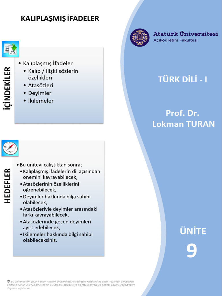 44038-Türk Dili I-9 | PDF