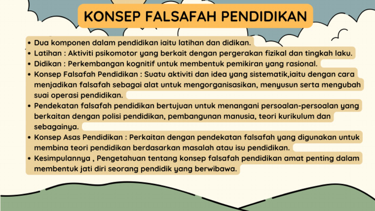 Konsep Falsafah Pendidikan | PDF