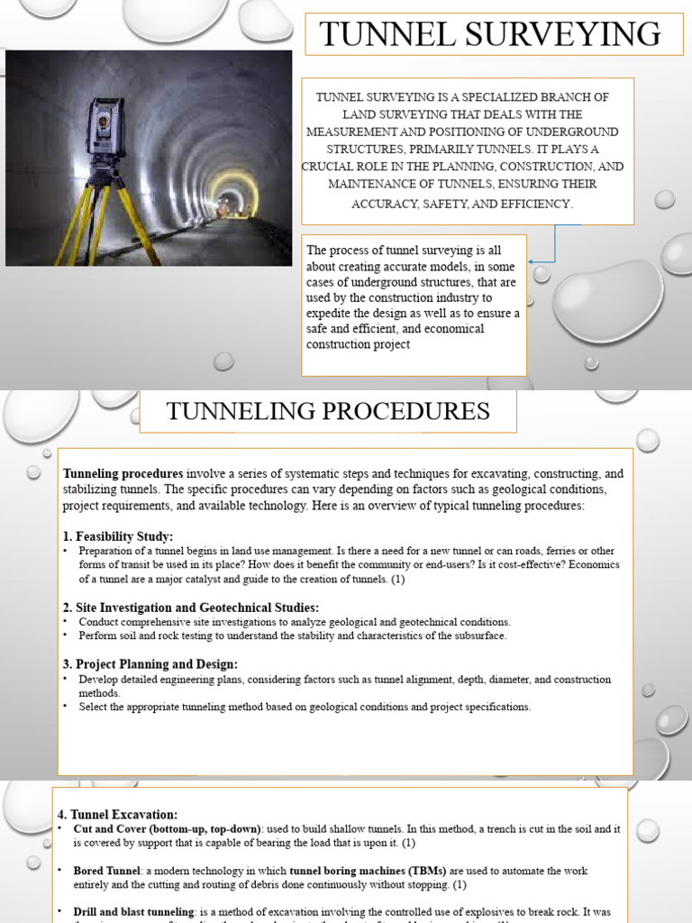 Tunnel Surveying | PDF