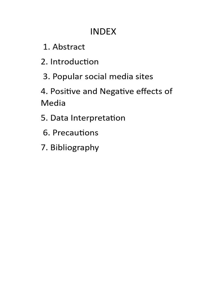 INDEX1 | PDF | Mass Media | Social Media