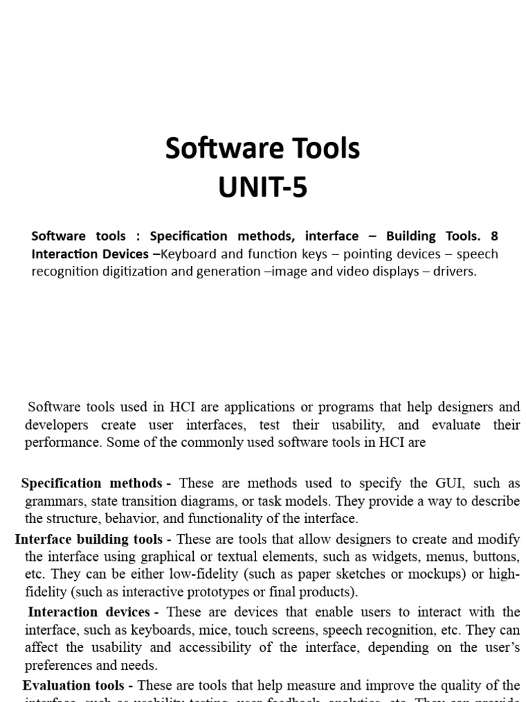 UNIT5 | PDF | Touchscreen | Cursor (User Interface)