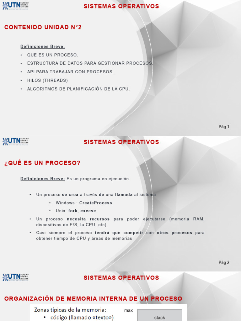 SISTEMAS OPERATIVOS - Clase 03 | PDF