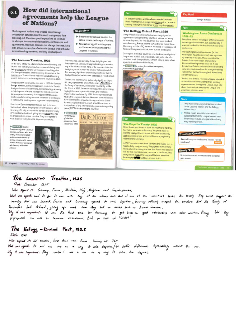 Locarno Treaty and Kellogg-Briand Pack | PDF