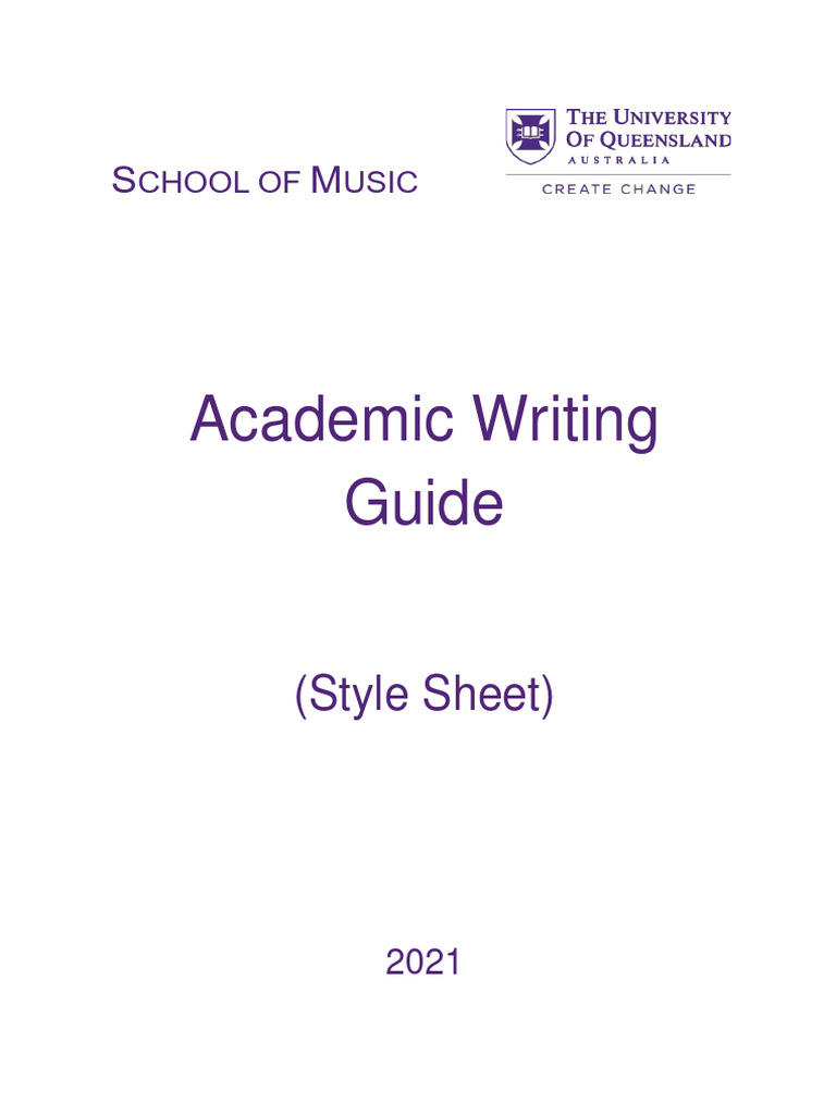 Music Academic Writing Guide | PDF | Ellipsis | Common Era