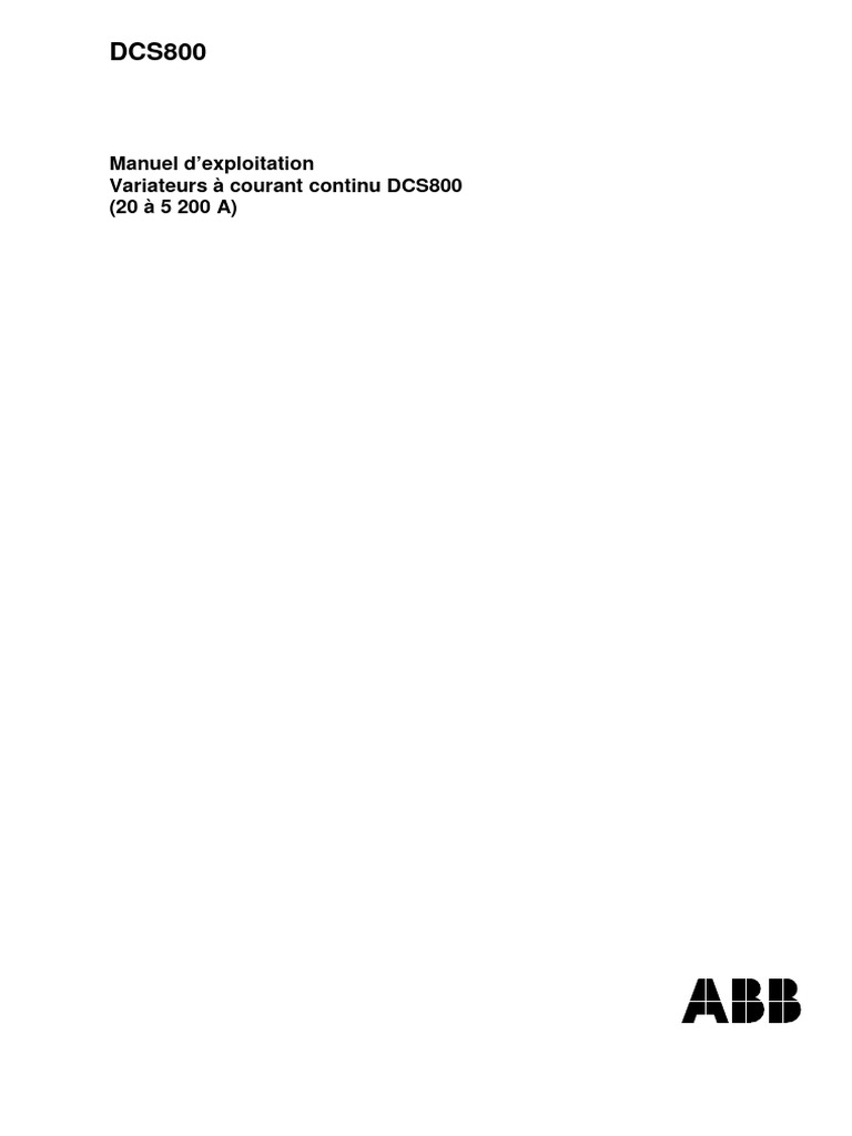 Manuel Programmation FR DCS800 | PDF