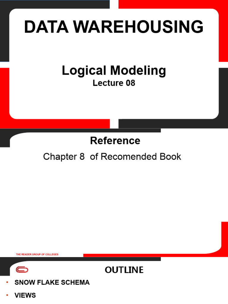 Lec 8 - Logical Modeling | PDF