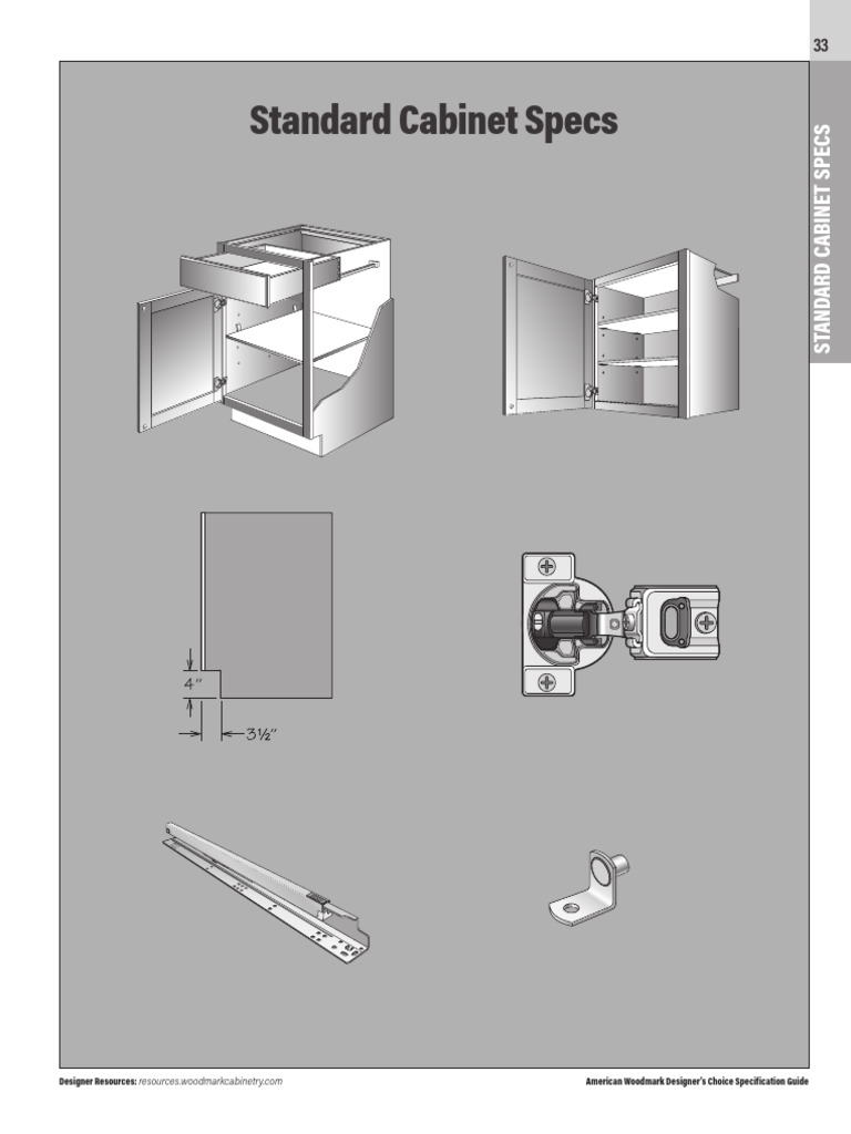 Standard Cabinet Specs | Download Free PDF | Cabinetry | Wood