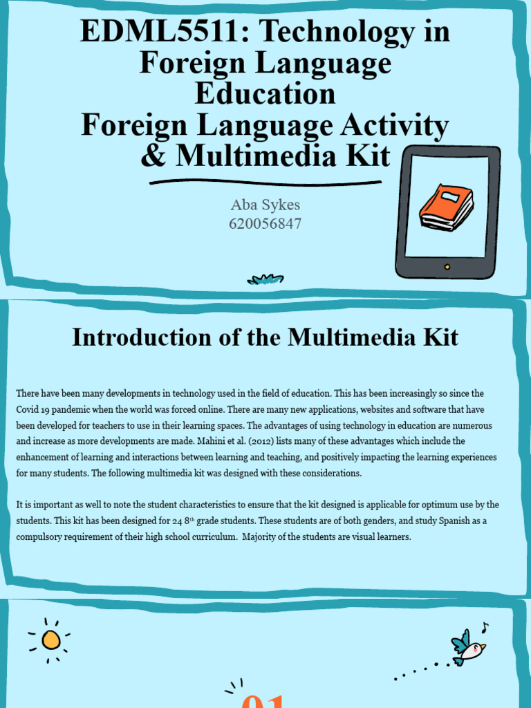 EDML511 Multimedia Kit | PDF | Multimedia | Learning