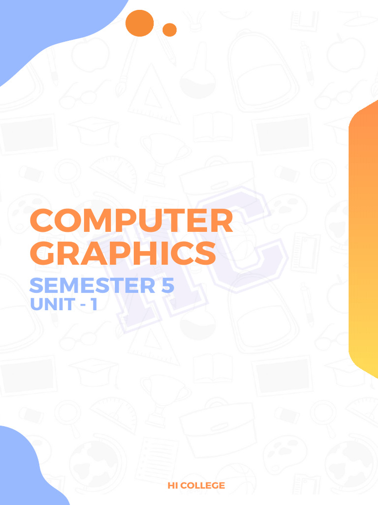 CG 1 | PDF | Display Resolution | Rendering (Computer Graphics)