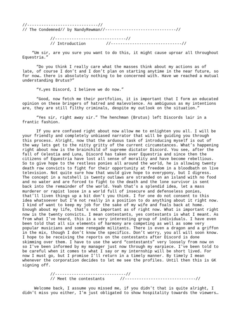 The Condemned | PDF | Law