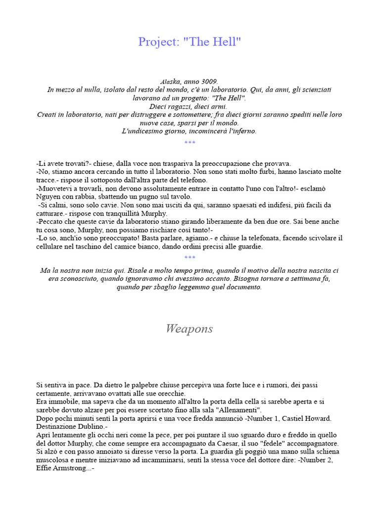 Project The Hell | PDF