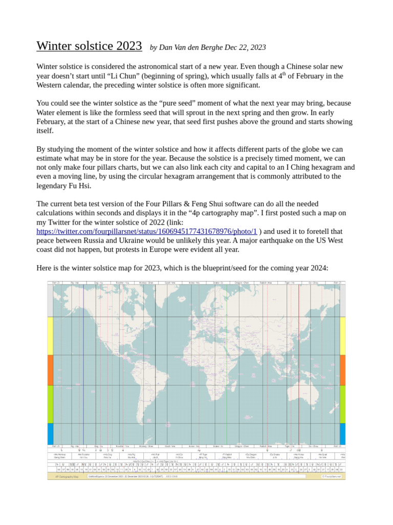 Winter Solstice 2023 | PDF | Planets