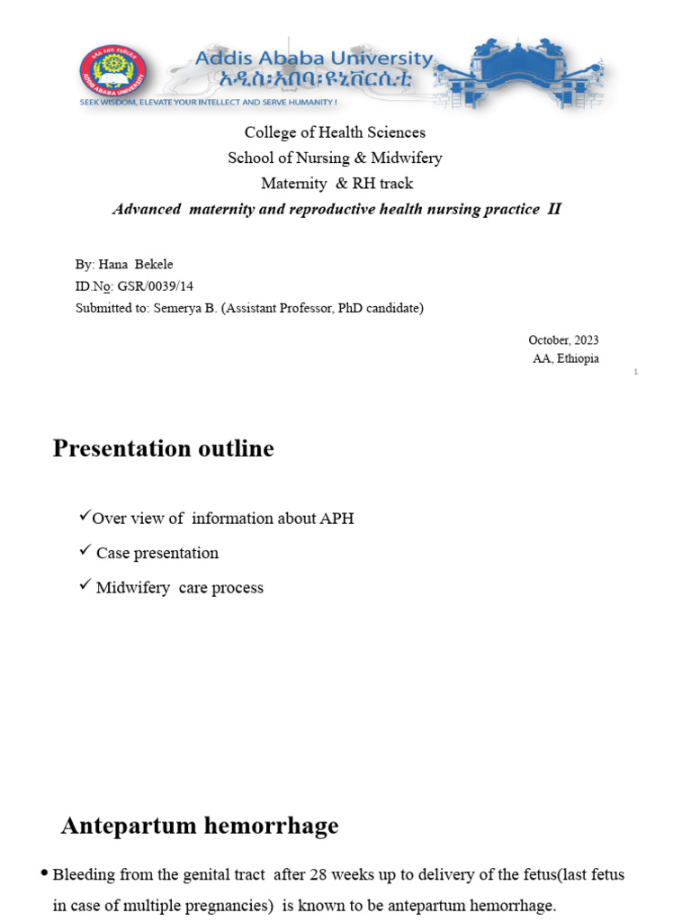 APH Presentation | PDF | Self-Improvement | Wellness