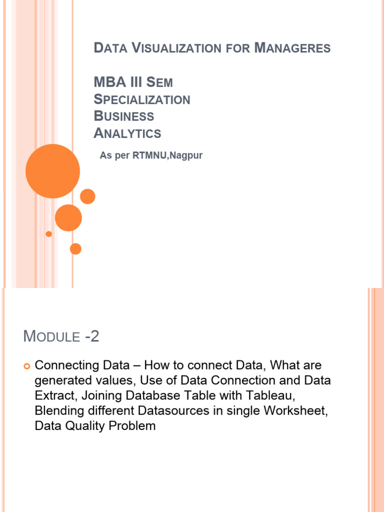 Module-2-Data Visualisation | PDF | Databases | Data