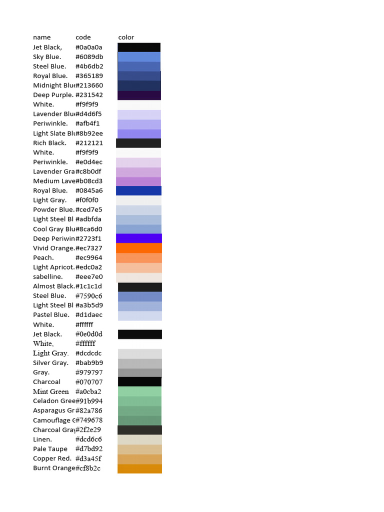 Colors | PDF