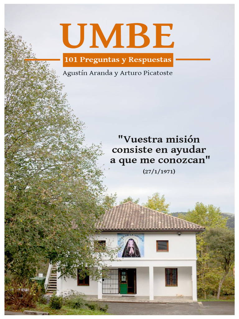 UMBE 101 P y R Gratis | PDF | María, madre de Jesús | Papa Francisco