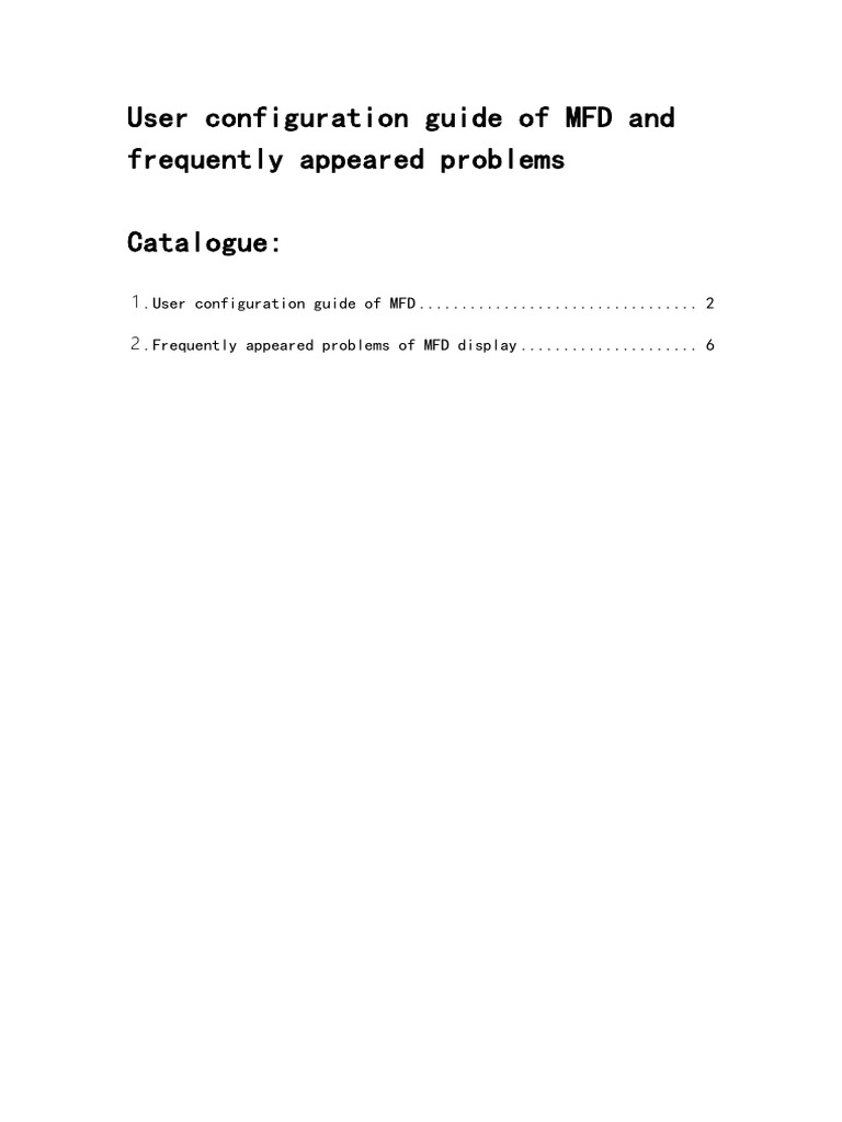 MFD1-User Configuration Guide EN V1.0 | PDF | Computer File | Computer Science