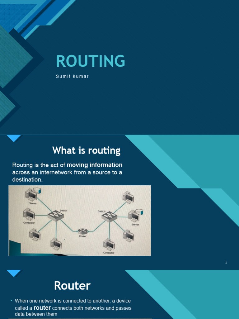 Routing | PDF