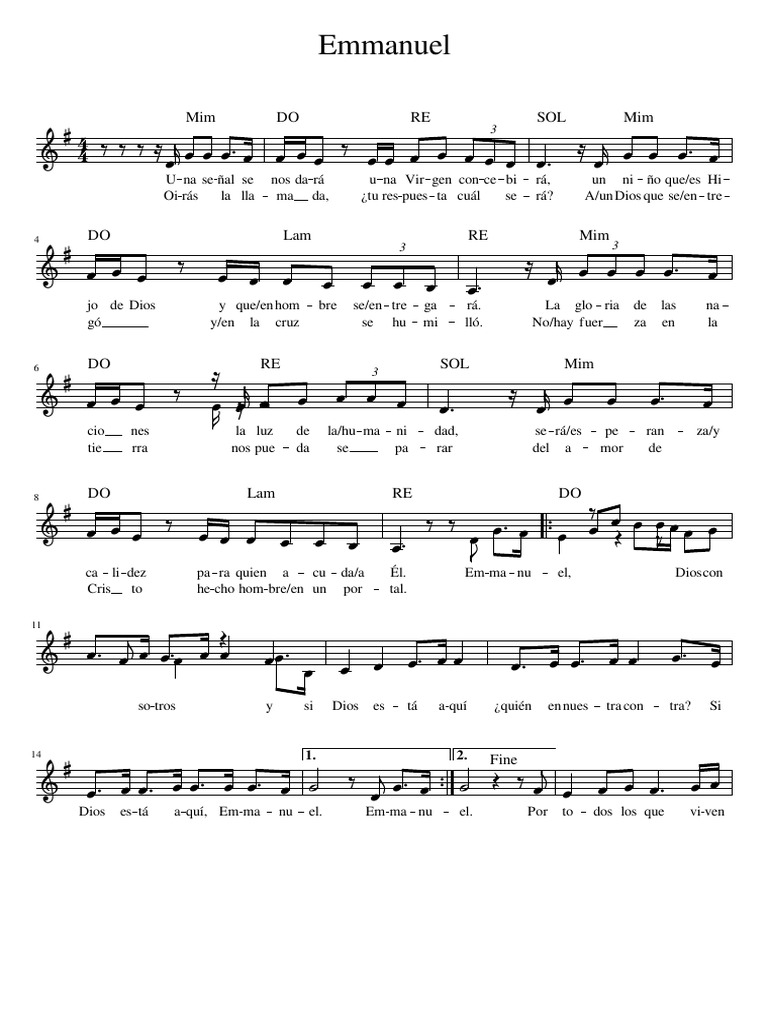 Emmanuel en SOL | PDF