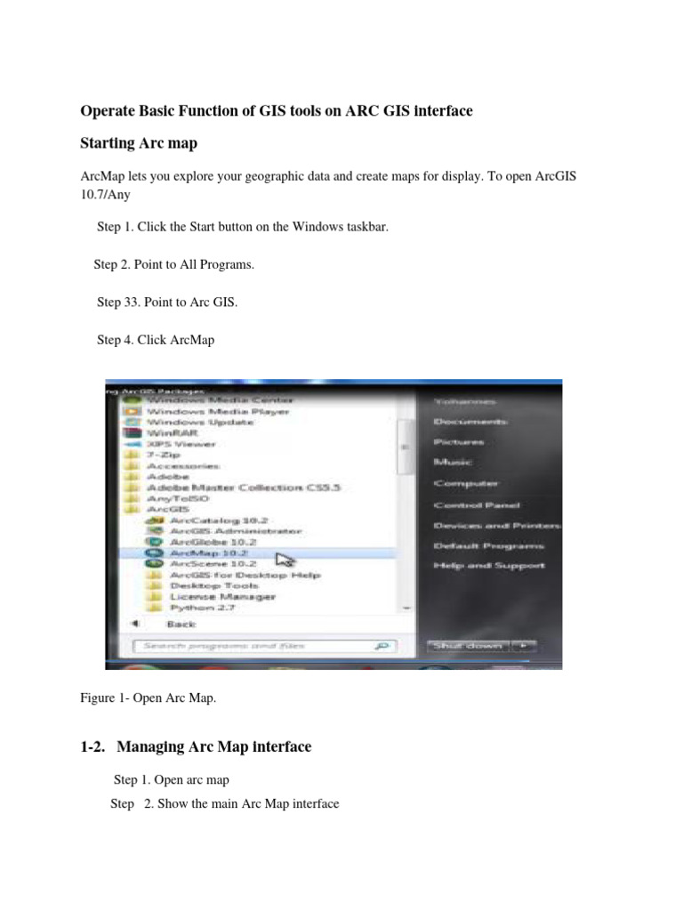 GIS Tutorial 1 | PDF | Arc Gis | Esri