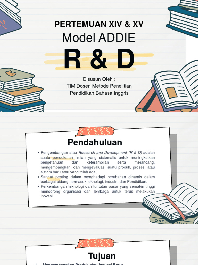 Metode Penelitian R&D Model Addie | PDF