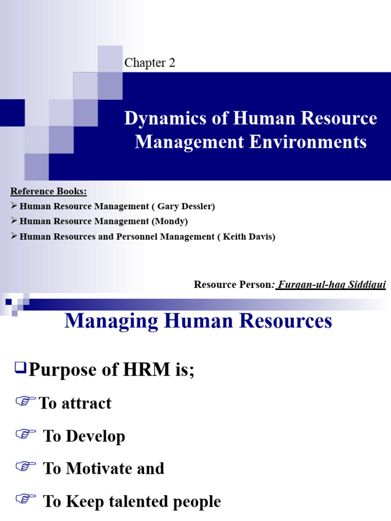 Dynamics of HRM Environmentst | PDF | Human Resource Management | Human ...