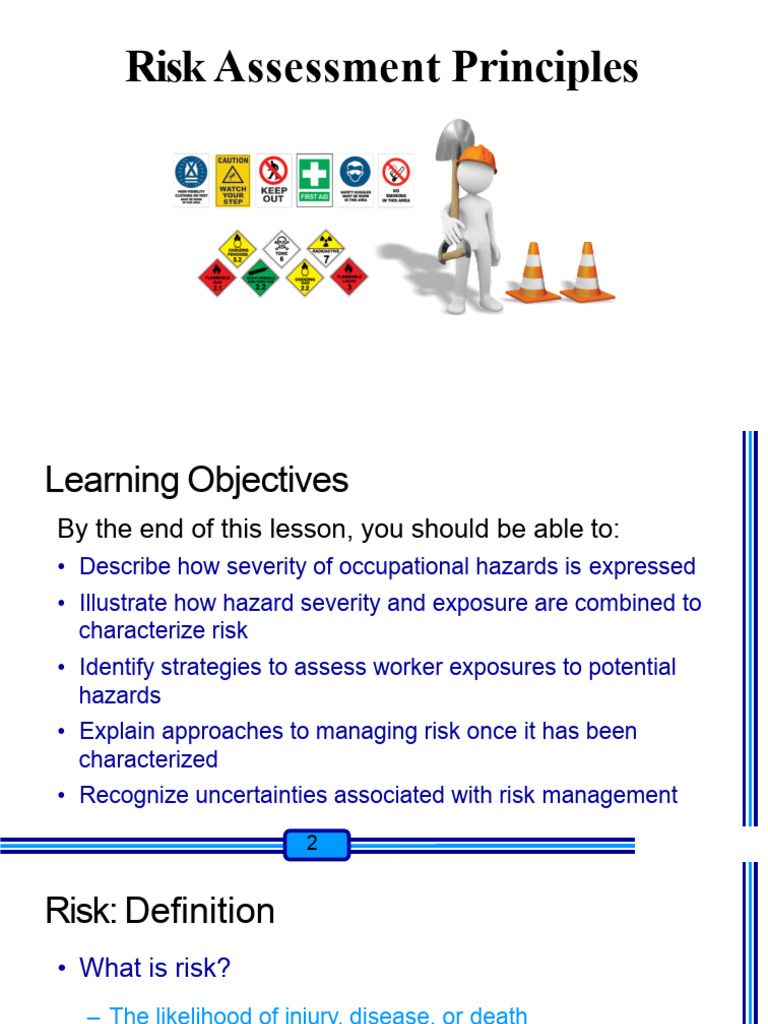 Risk Assessment Principles | PDF | Risk | Risk Assessment
