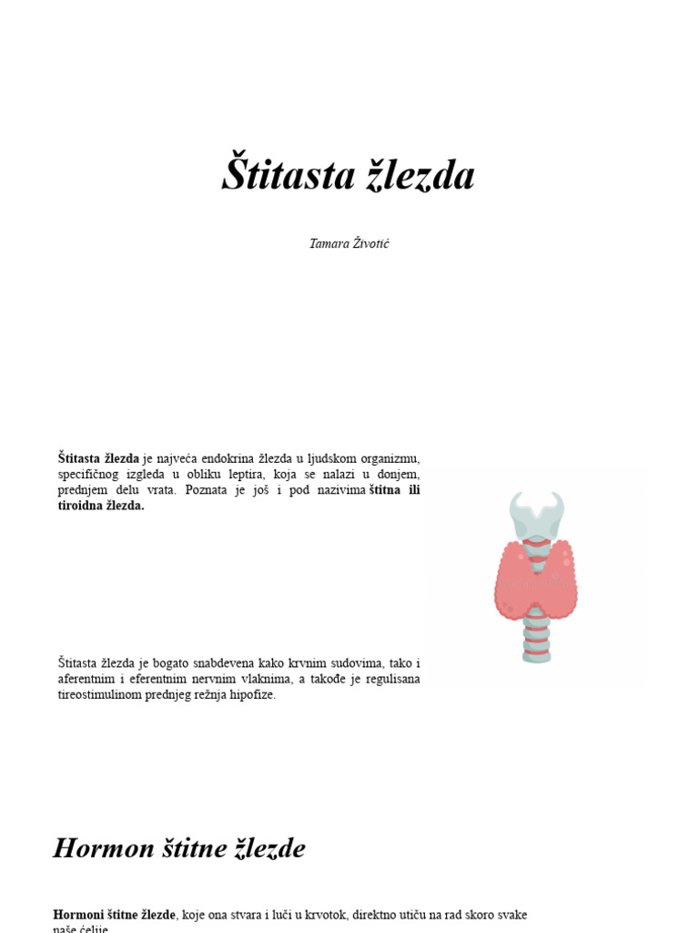 Štitasta Žlezda | PDF