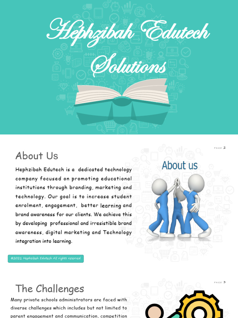 Hephzibah Edutech Presentation | PDF | Digital Marketing | Educational Technology