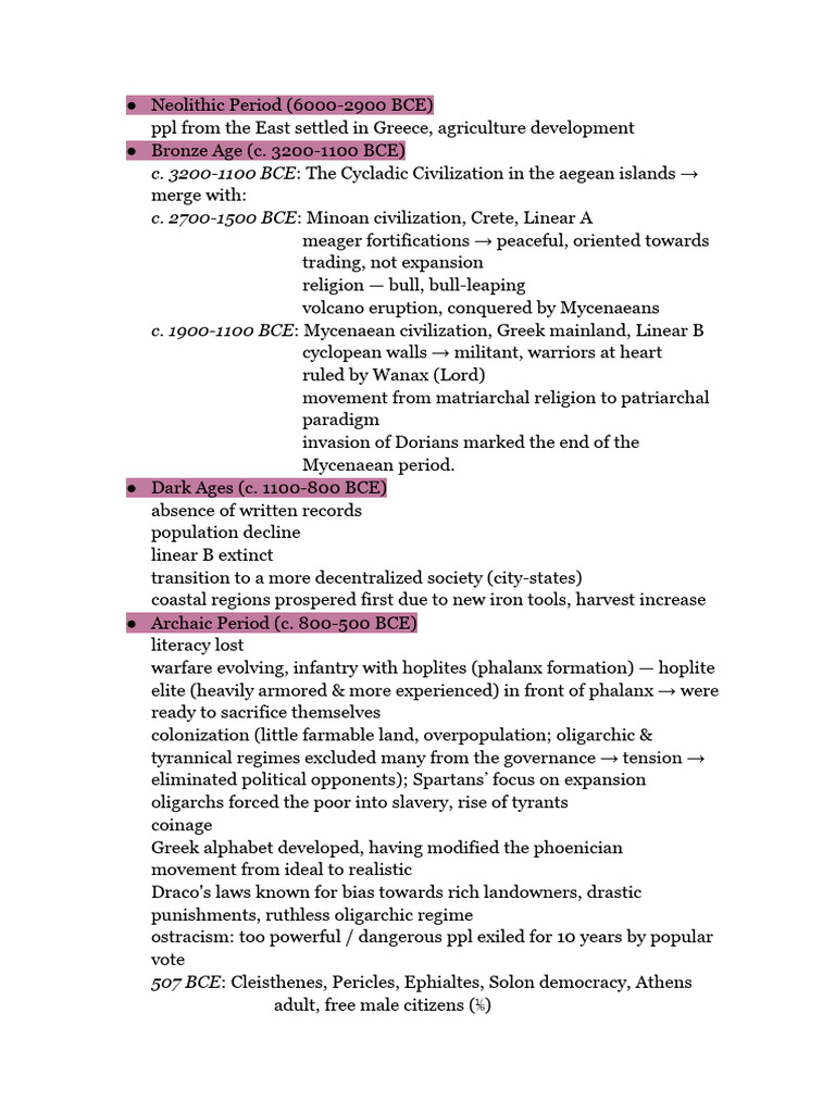 timeline ancient greece | PDF | Ancient Greece | Macedonia (Ancient ...