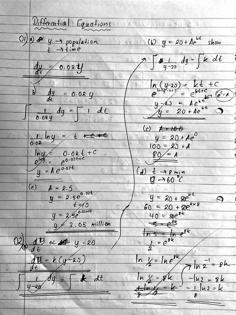 Differential Equation | PDF
