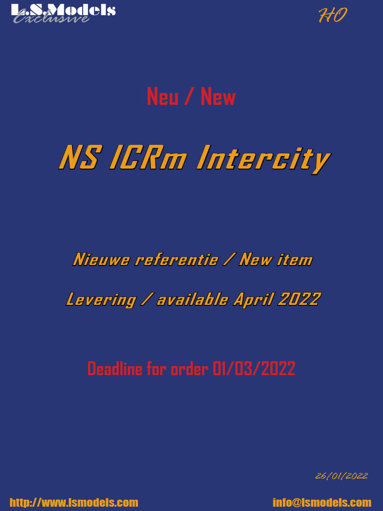 LS MODELS - 2022-01-26 - Ns Icrm Intercity | PDF