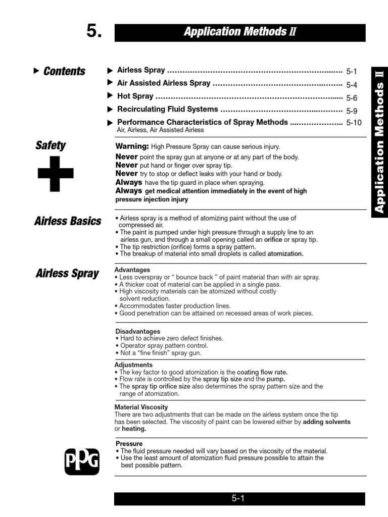 Training Guide Chapter 5 Spray Methods 2 | PDF | Pump | Chemistry