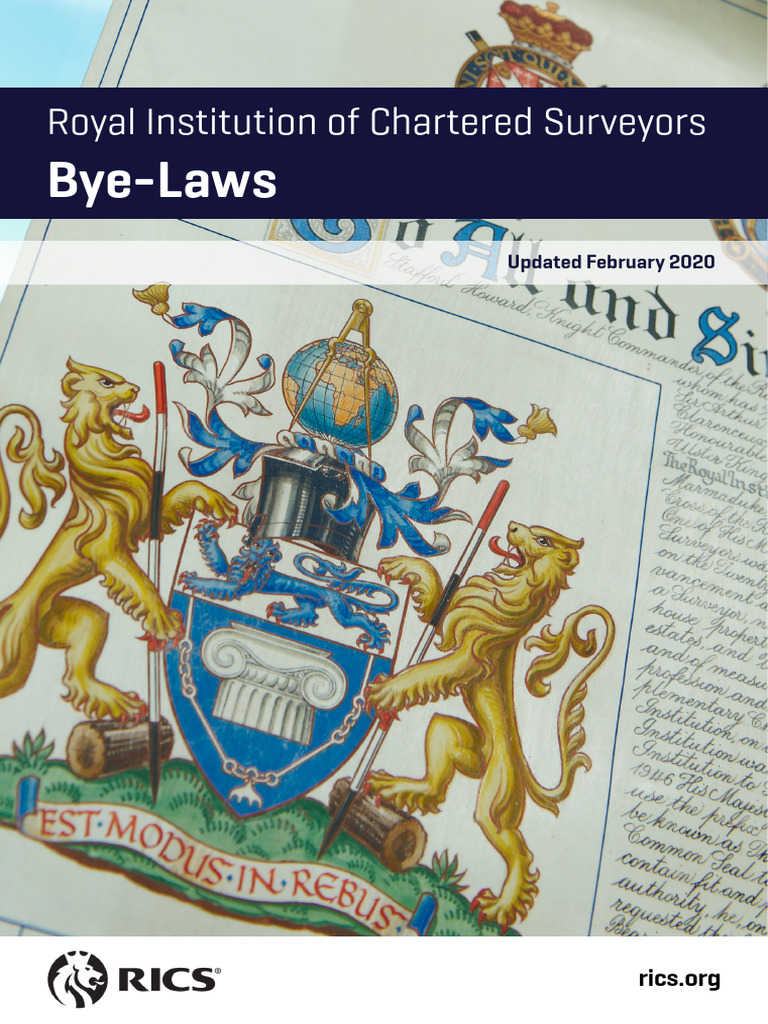 RICS Bye Laws Feb 2020 | PDF
