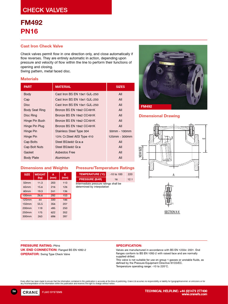 01.01. 100mm Dia. Water Meter Assembly. (Check Valve) | PDF | Valve ...