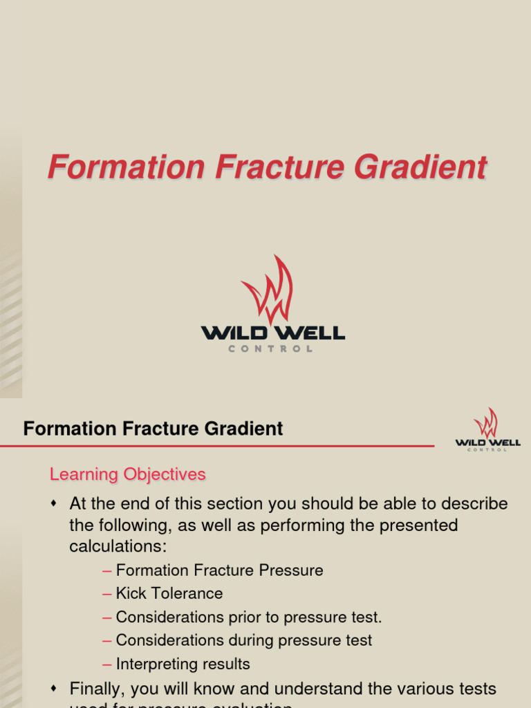 Formation Fracture Gradient | PDF | Applied And Interdisciplinary ...