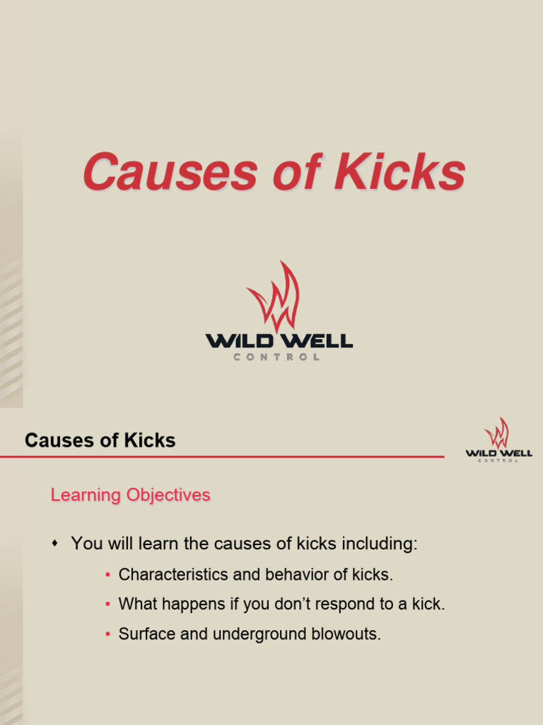 causes-of-kicks | PDF | Blowout (Well Drilling) | Physical Sciences
