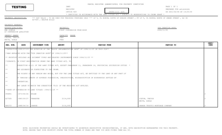 English Parcel Register | PDF | Land Law | Justice