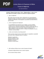 Actividad - Módulo 3 Infotep | PDF | Procesador de textos | Microsoft Word