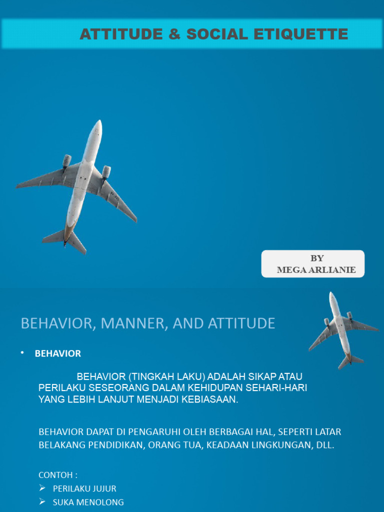 Materi Attitude & Social Etiquette | PDF | Karier & Perkembangan ...