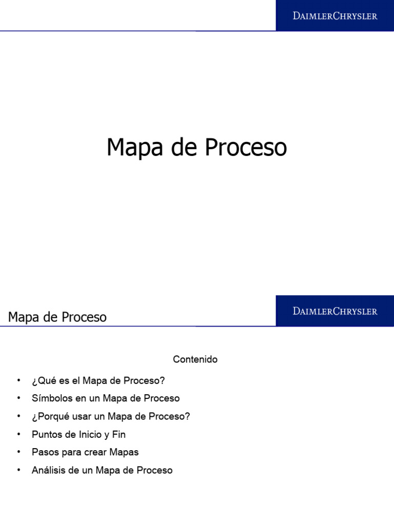3 Mapa de Proceso | PDF